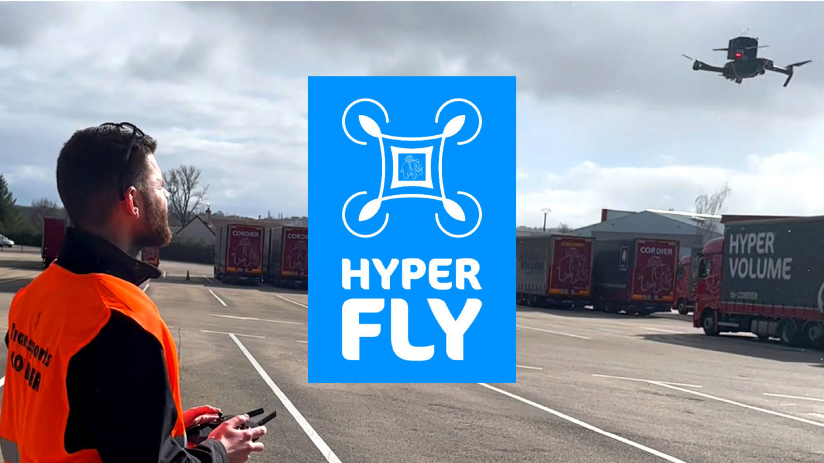 [ Poisson d'avril] Hyper Fly : le transport par drones prend son envol - Hyper Volume - By Cordier